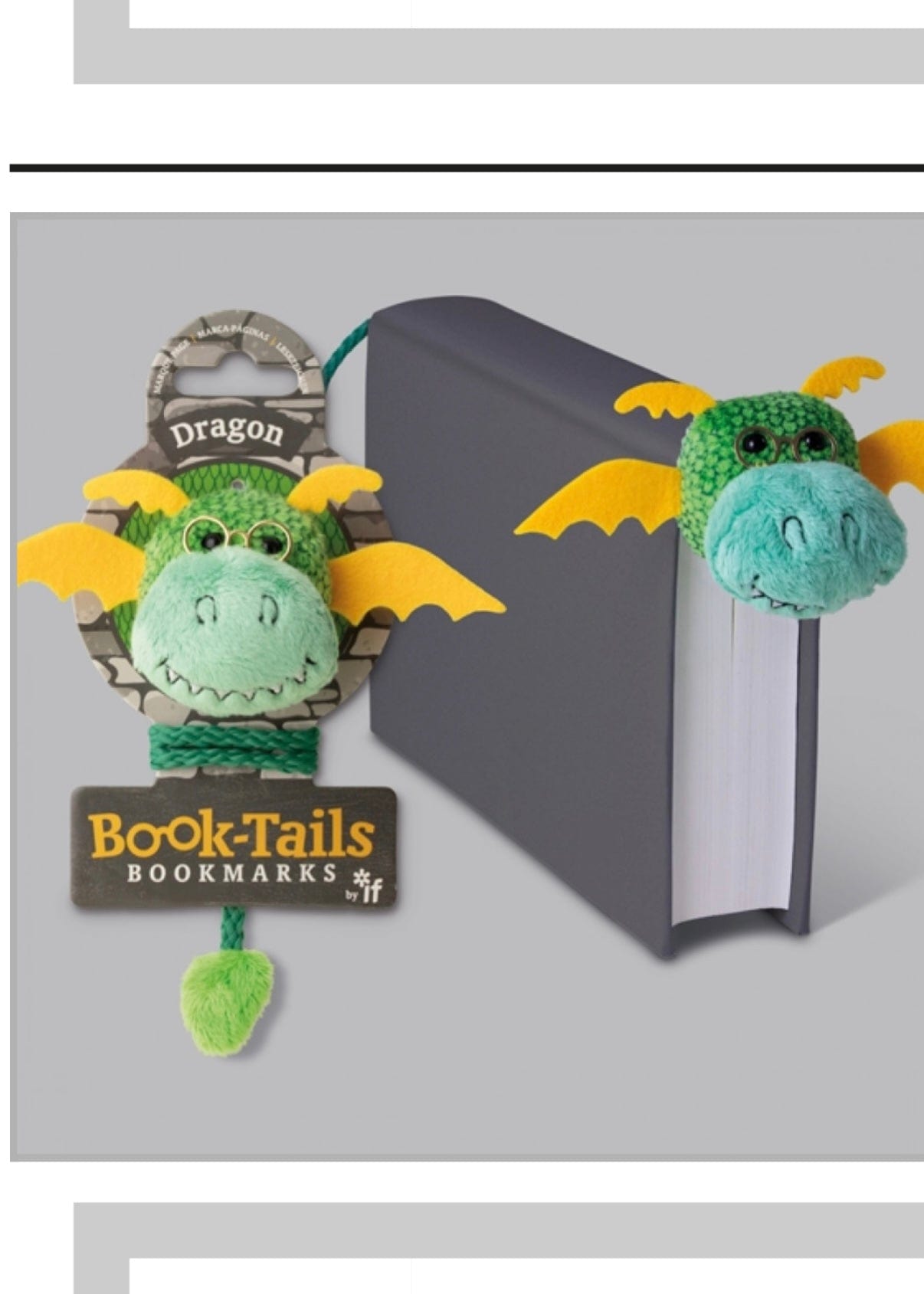 Book Tails Bookmarks | Dragon