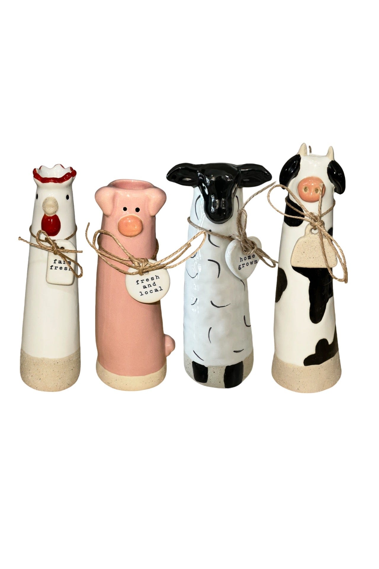 Farm Animal Vases