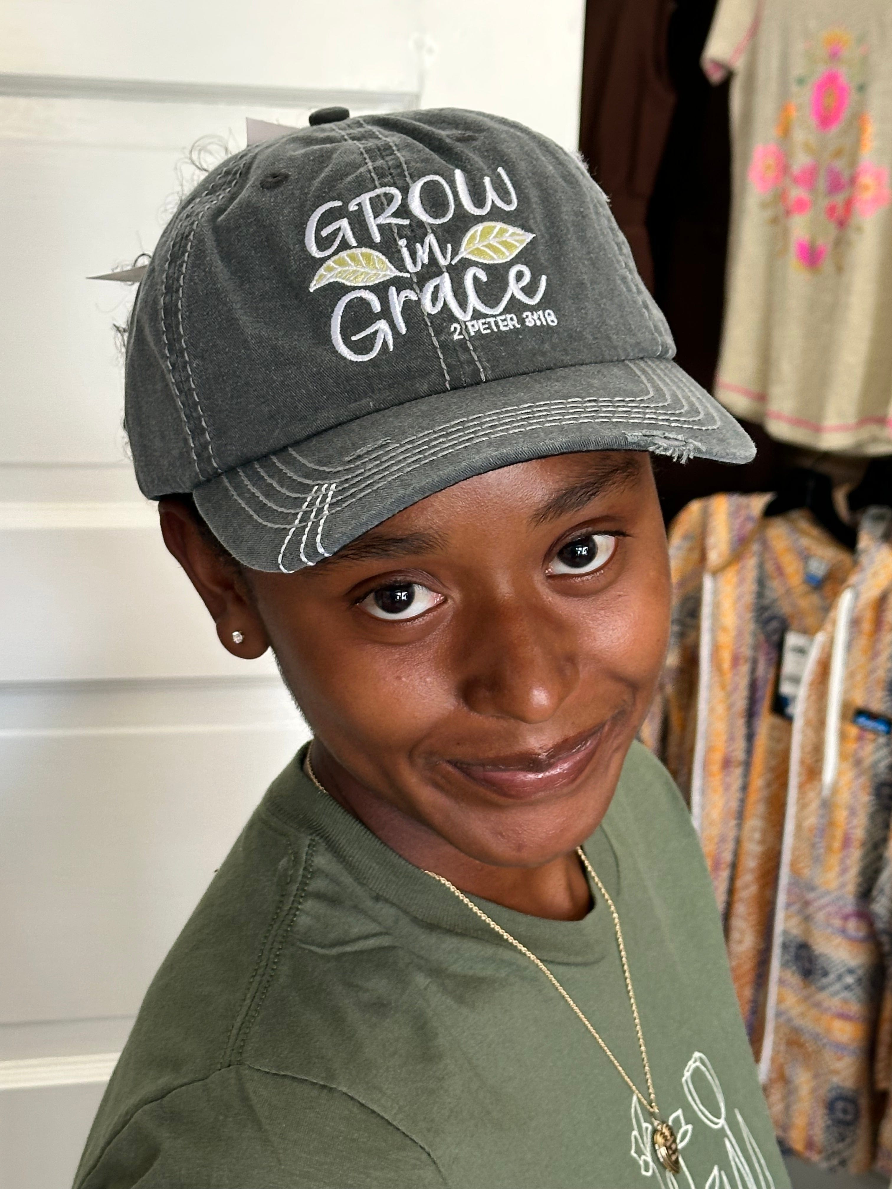 Grow in Grace Ball Cap