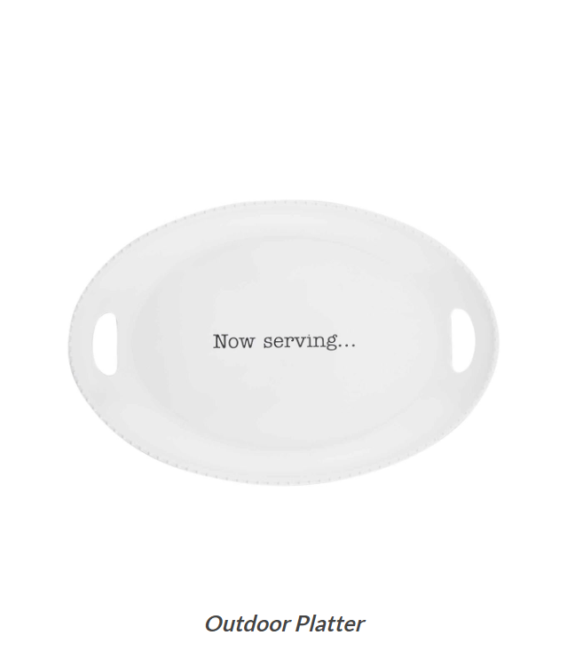 Now Serving... Melamine Platter