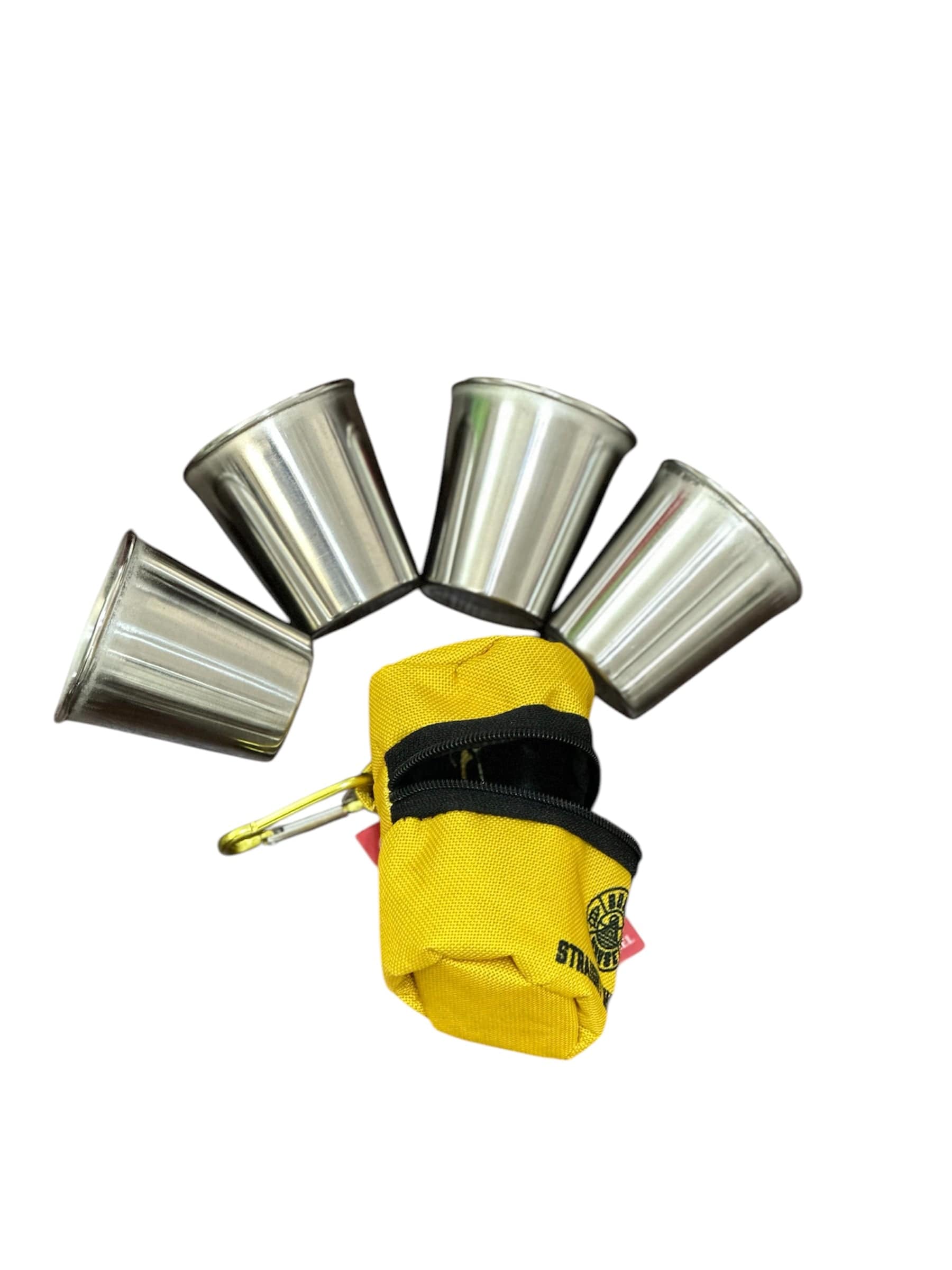 Straight Shooters: 4-Pack Portable Shot Glasses