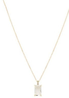 Fiona Necklace with Crystal Pendant