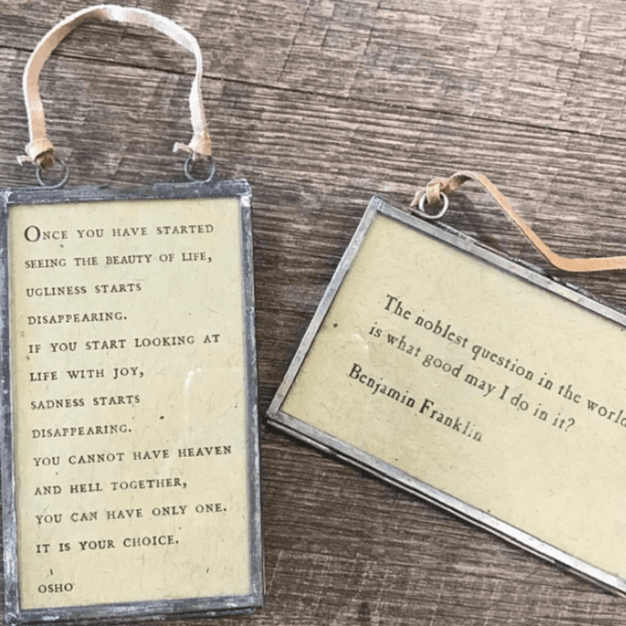 Zinc Picture Frames